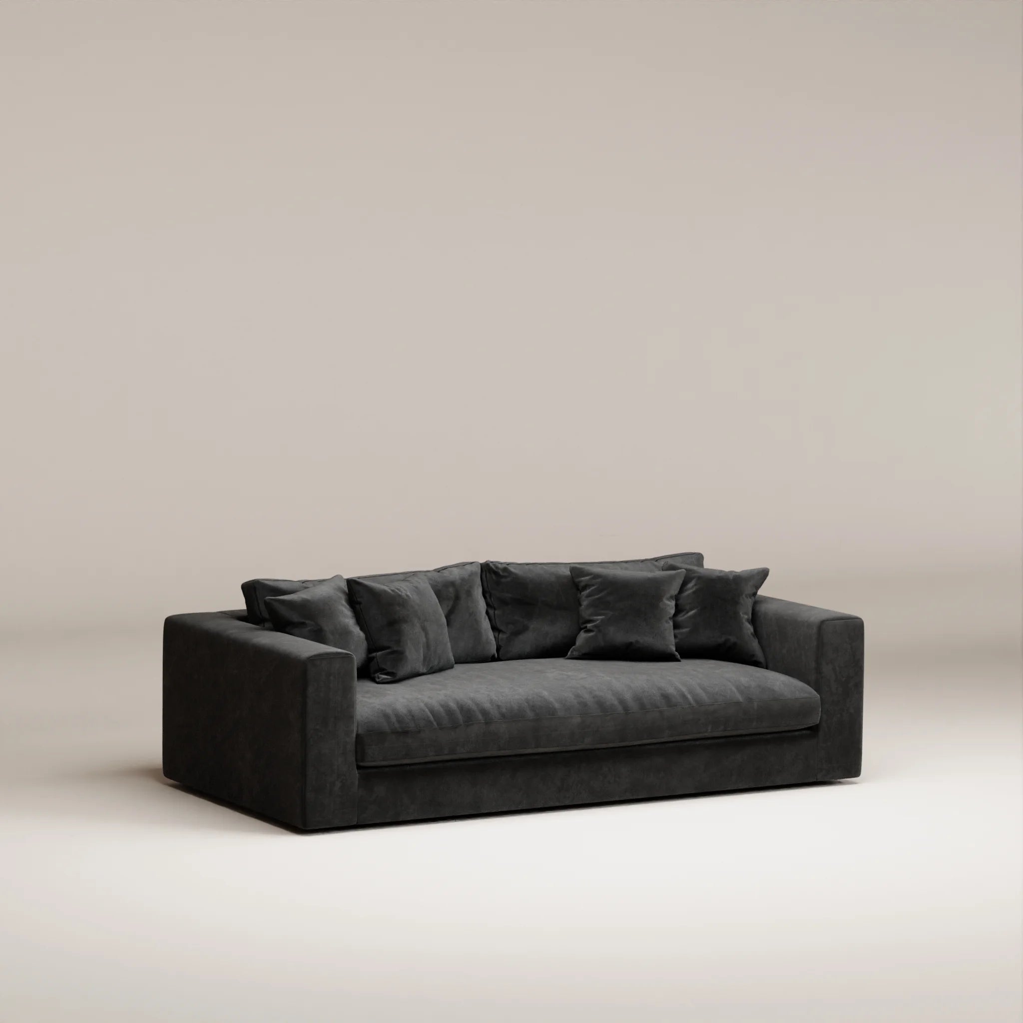 Canapé droit Bellechasse light - 2,5 places profondeur 110 cm - 2 part – panac-edition.fr