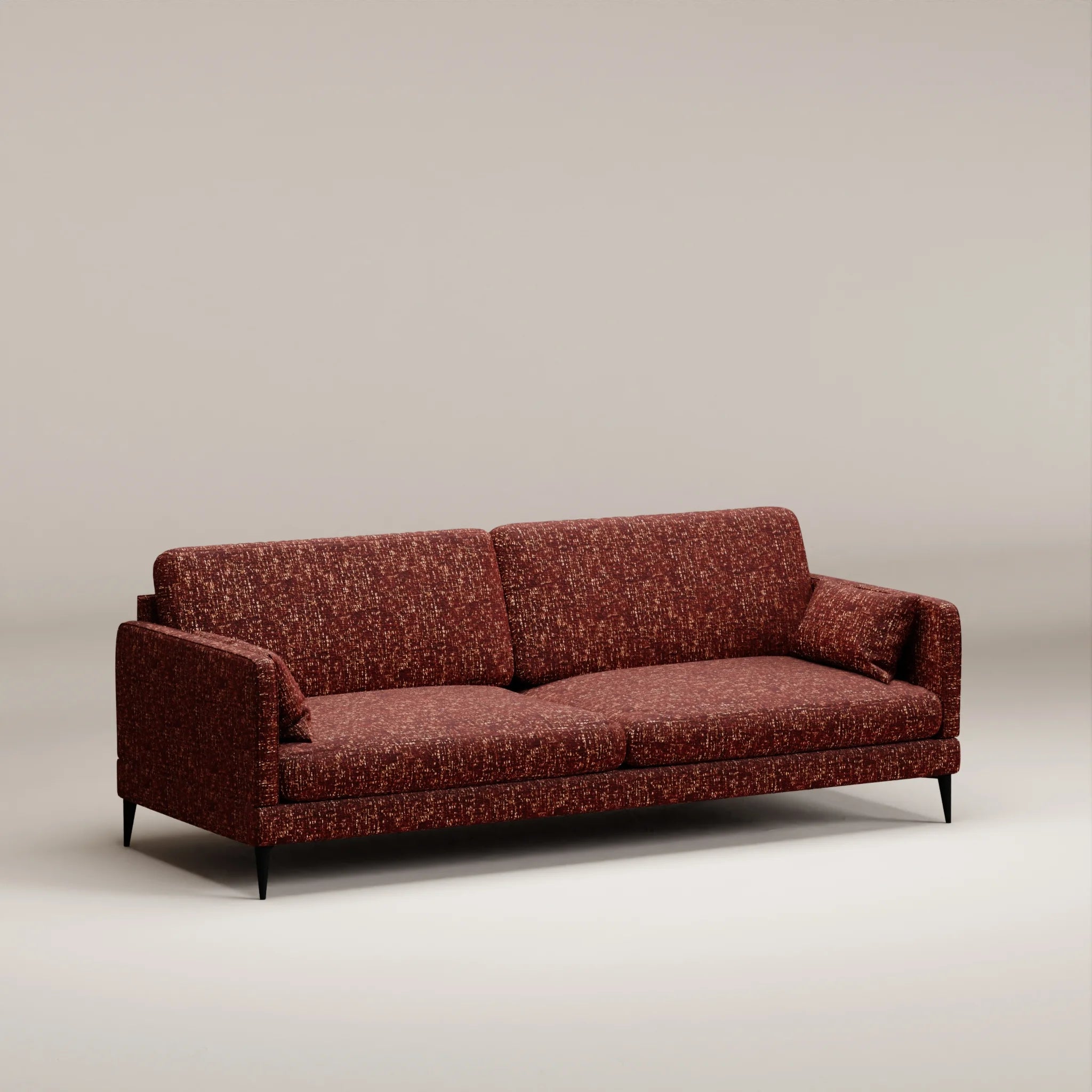 Canapé droit Herran - 3 places - Chenille texturée – panac-edition.fr