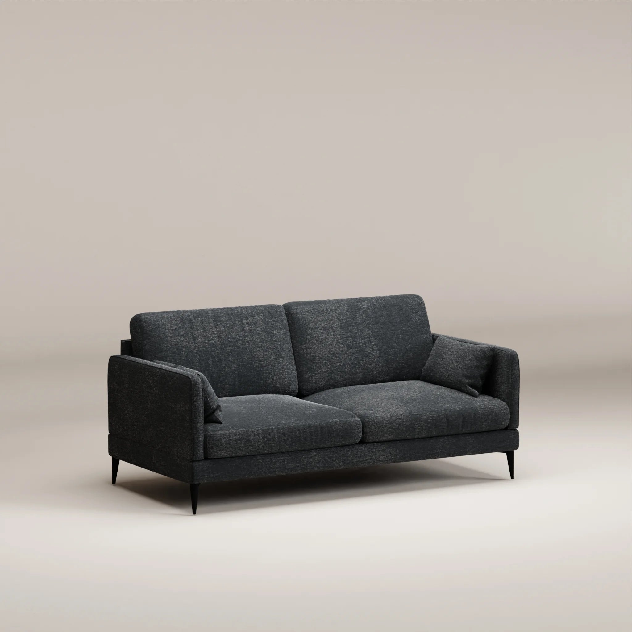 Canapé droit Herran - 2 places - Velours strié – panac-edition.fr