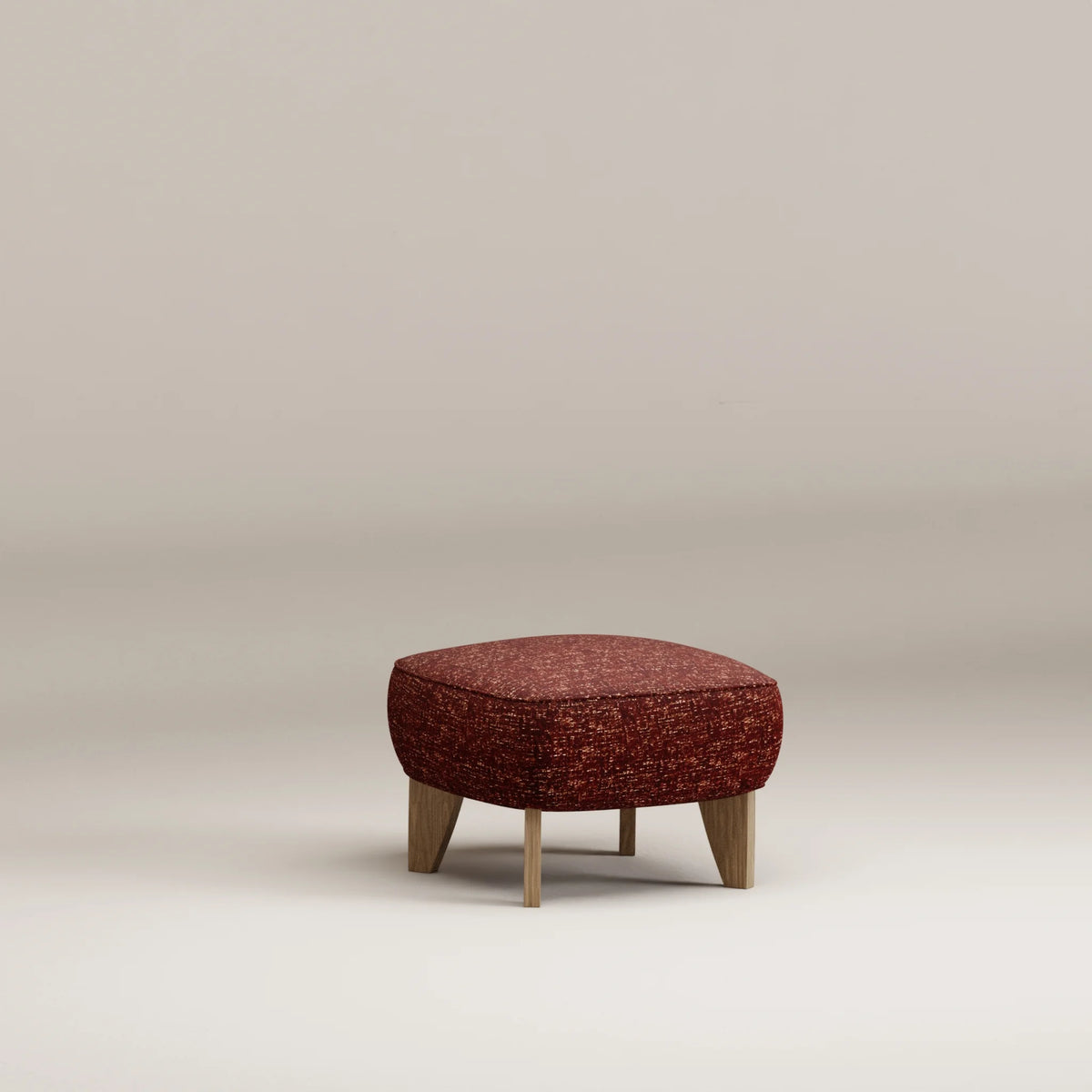 Repose-pieds Nicolo - Chêne clair - Chenille texturée – panac-edition.fr